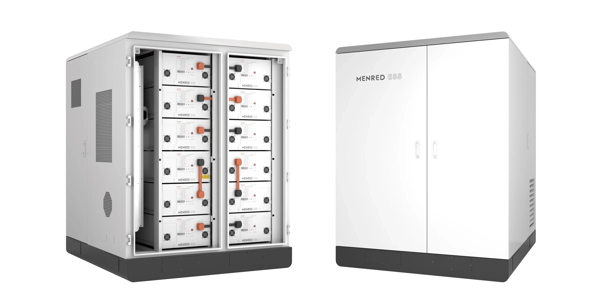 MENRED ESS Outdoor Cabinet ESS System Commercial Outdoor Battery Energy ...