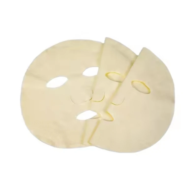 Facial Sheet Mask Material Custom Design Banana Fiber Face Sheet Silky ...