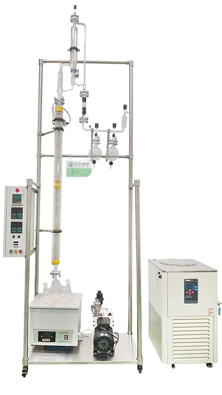 Lab Distillation Column Glass Rectification Unit - Buy Fractional ...