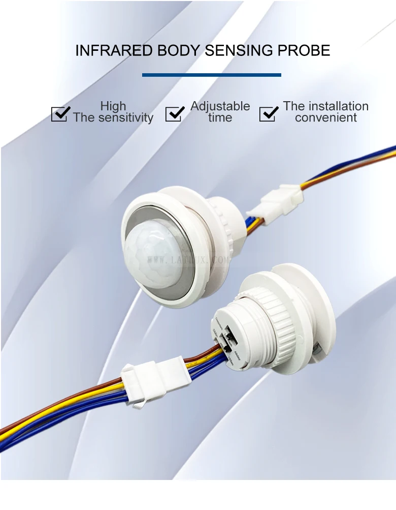 AC110V 220V Adjustable Time Delay PIR Infrared Motion Sensor Switch