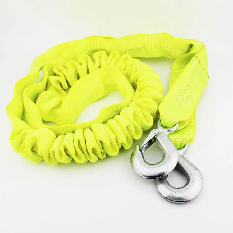 Car Nylon Trailer Rope Strong Fluorescent Color Telescopic Trailer Rope ...