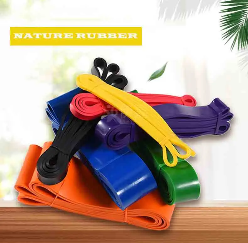 Wholesale 208cm Nature Rubber Latex Resistance Bands TPE De Resistencia ...