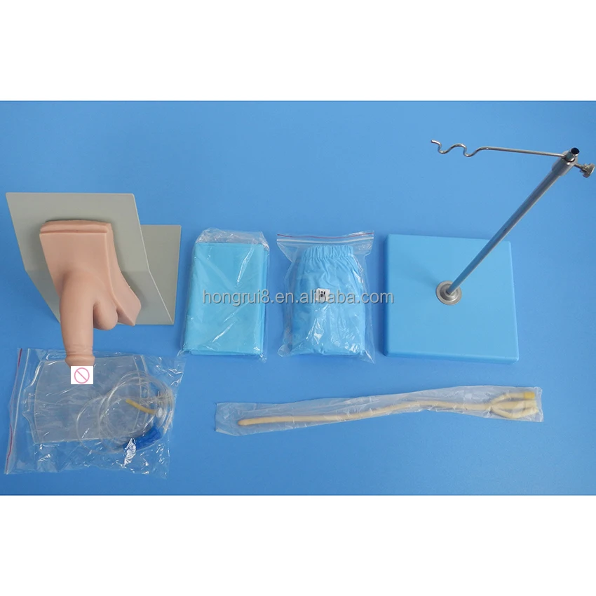 Wearable Male Urethral Catheterization Simulator Plastic Dick Model For ...