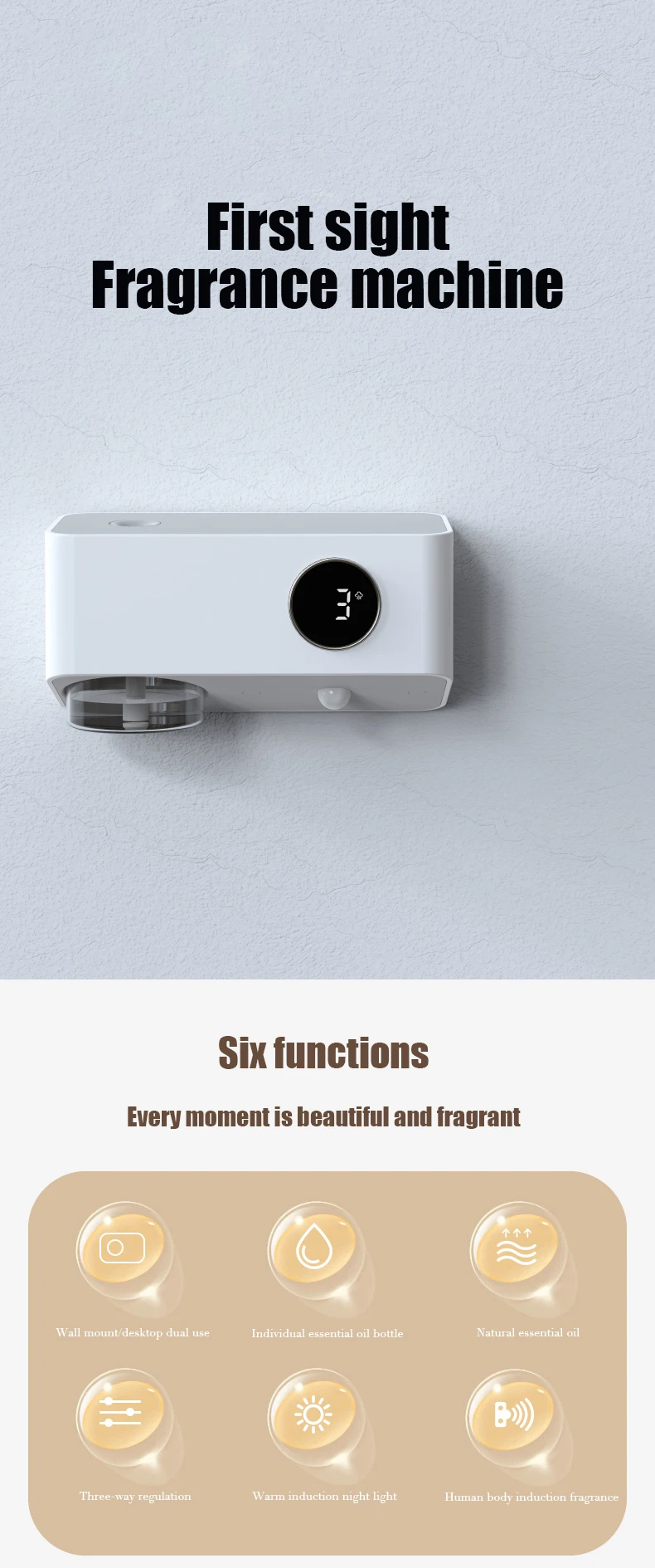 2023 Professional Hotel Wall Mounted Smart Wireless Scent Aroma ...