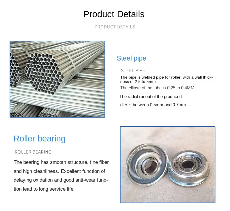 Custom Belt Conveyor Roller Type Stainless Steel Roller Galvanized ...