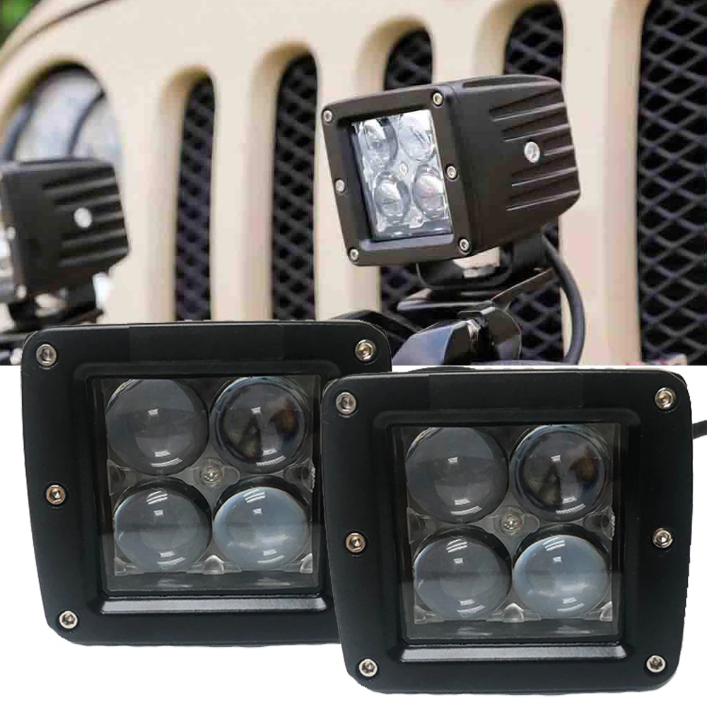 Factory Direct 20w 4D Projector Car Led Cube Light off Road Led Pods ...