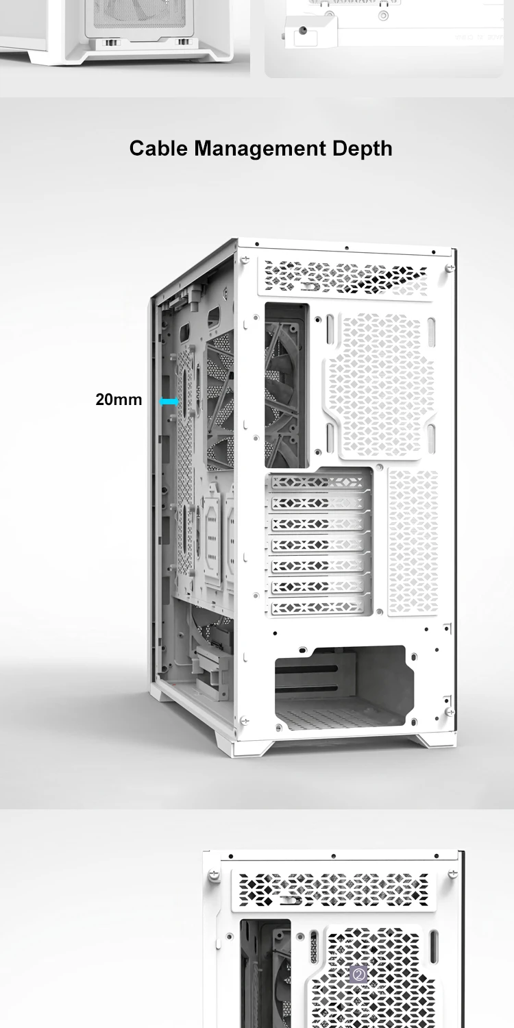 Factory Eatx White Gaming Cabinet CPU Case PC Computer Case With 4080 ...