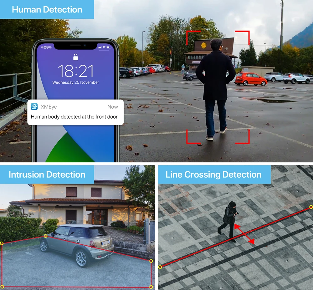 8MP AI Face Detection Waterproof CCTV System for Security