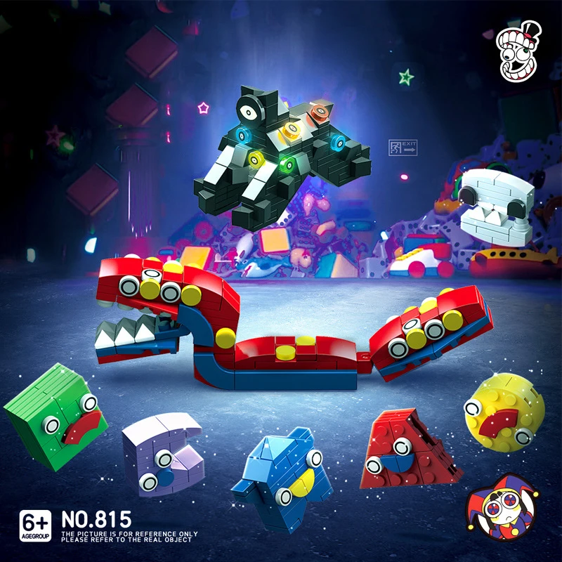 Pomni Jax Kaufmo Anime The Amazing Digital Circus Building Block Set ...