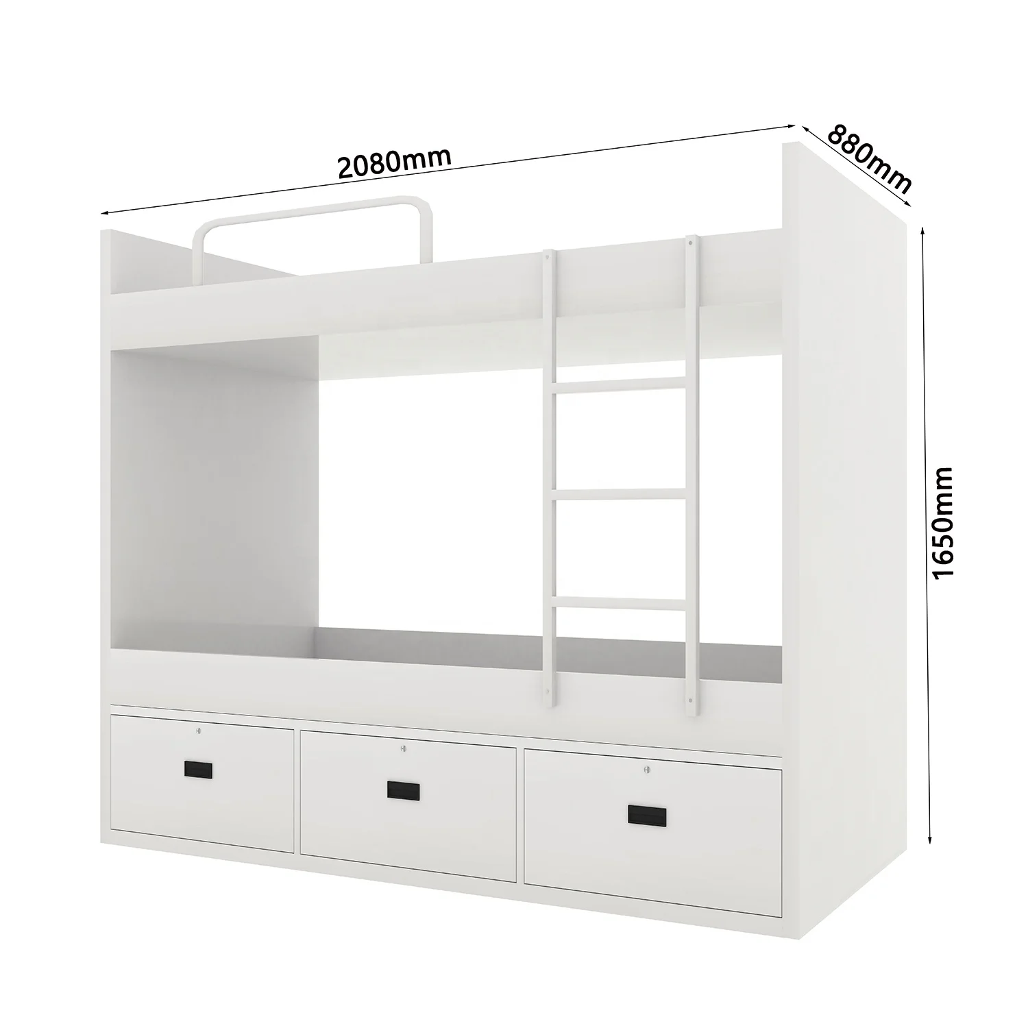 High Quality Metal Marine Bunk Bed with Handrail