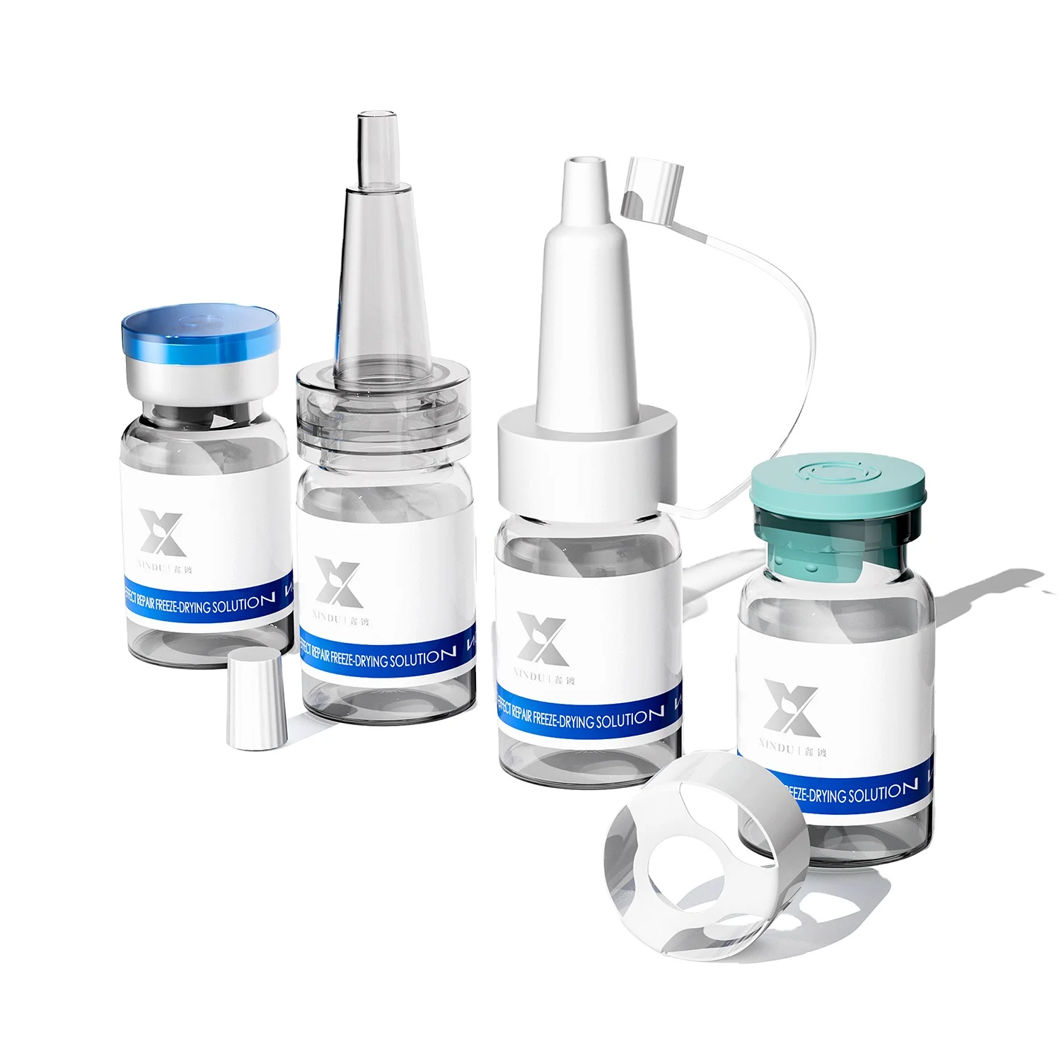 Wholesale Empty 2ml 3ml 5ml 10ml 20ml Mini Vials High Quality Clear ...