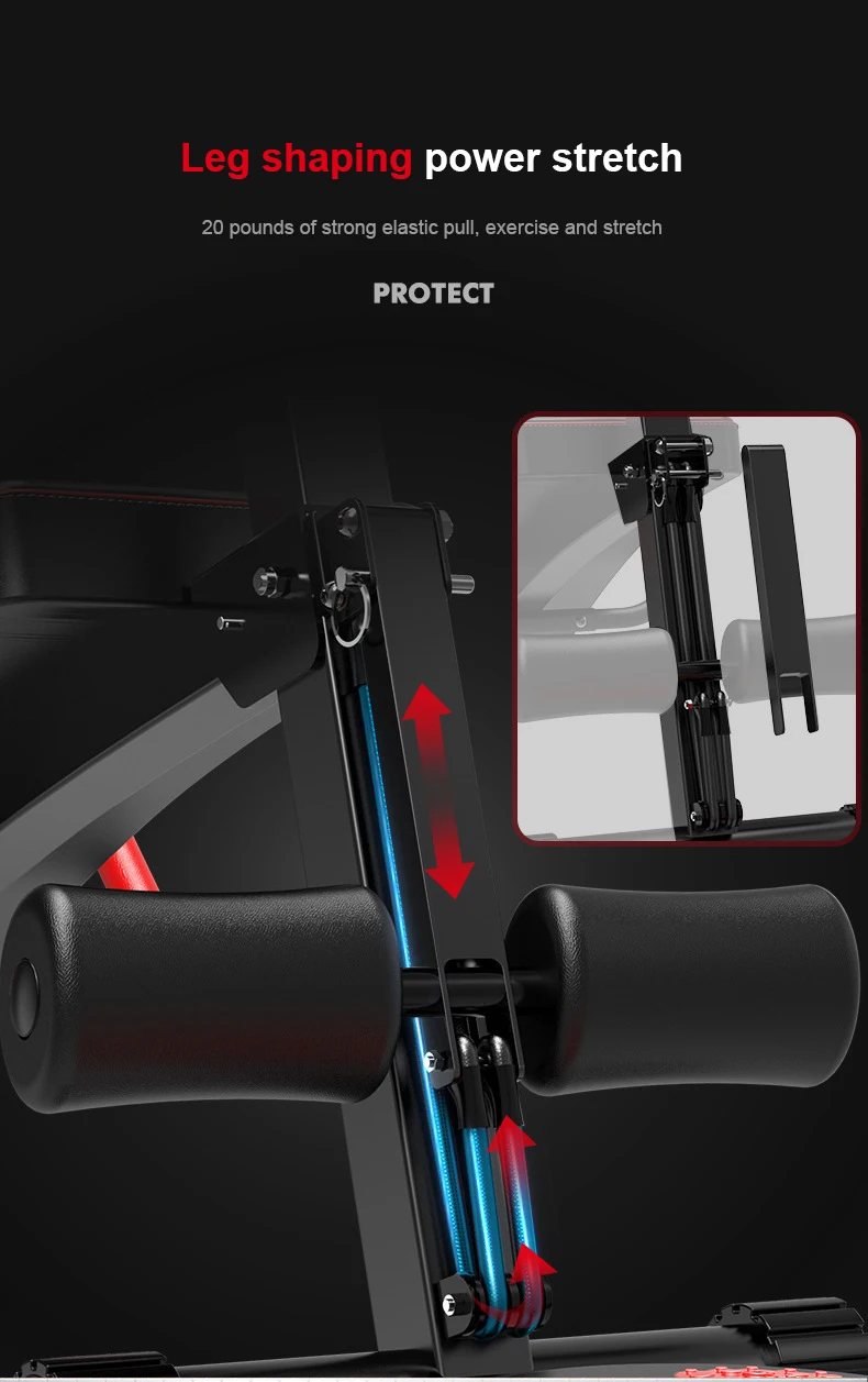 Cotton Supine Board Sit Up Bench Abdominal Trainer Training Stock ...