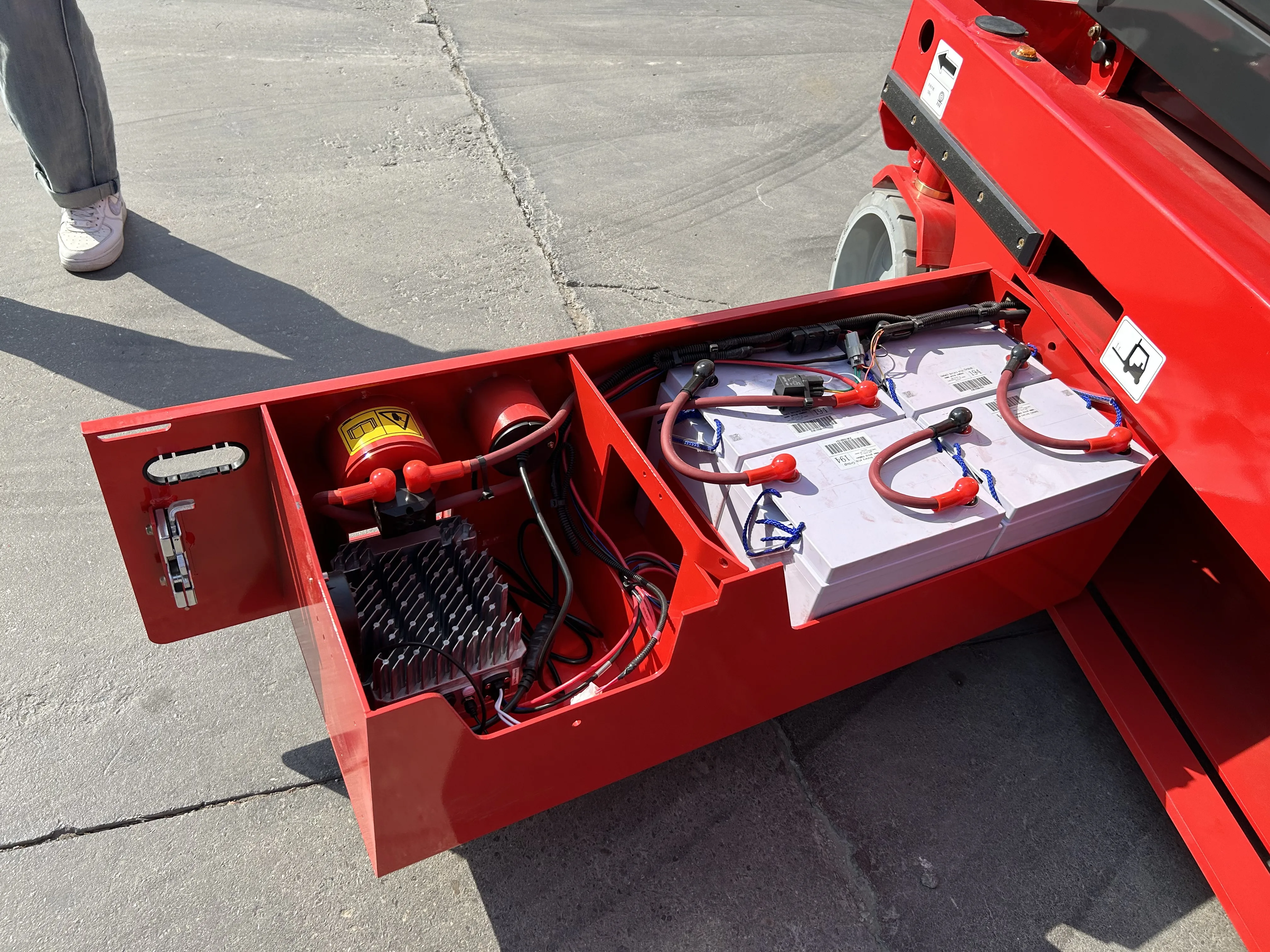 6m Platform Electric Lifting Scaffold Boom Lift Tables Construction ...