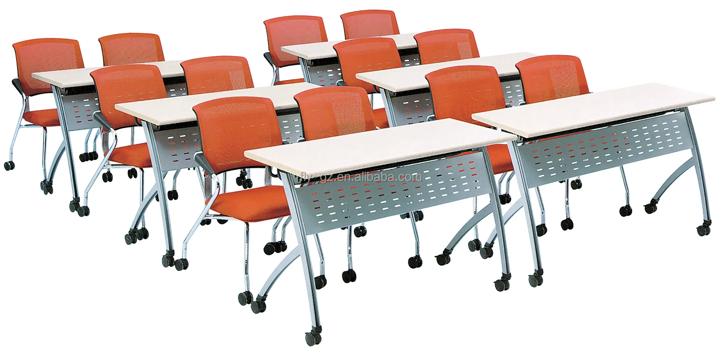 Office Table and Chair Set - Modern, Foldable, and Durable