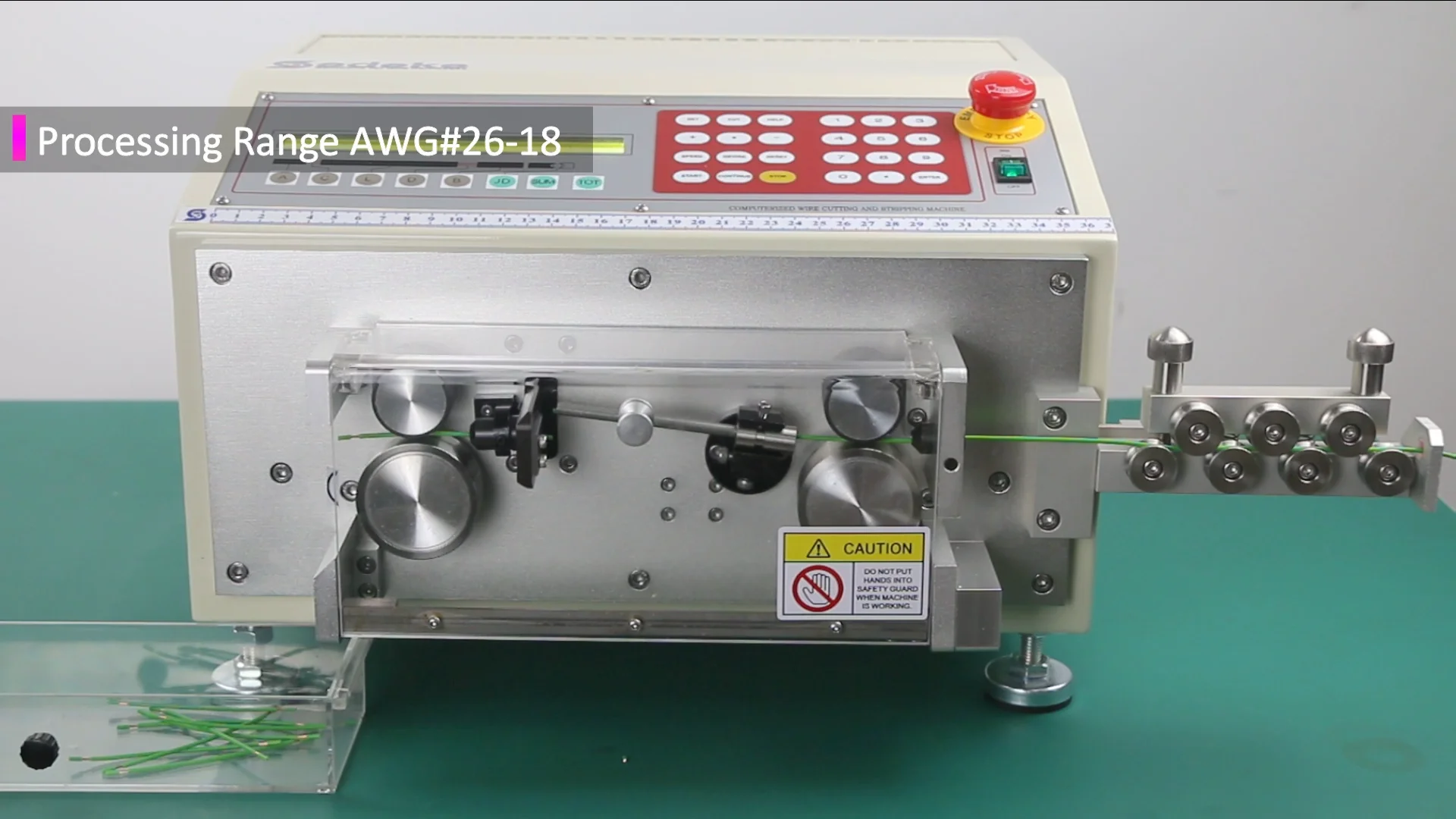 Electric Controlled Esc-bx1 Digital Wire Cutting And Stripping Machine ...