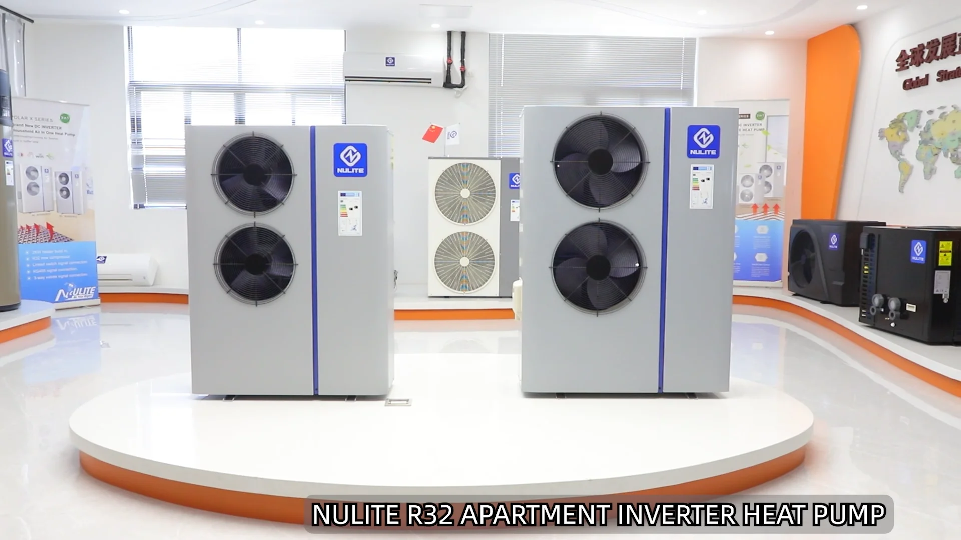 Nulite Inverter R32 Monoblock Air Source Heat Pump Water Heater With ...