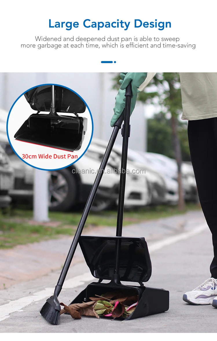 Cleanic Broom and Dustpan Set - Durable and Efficient