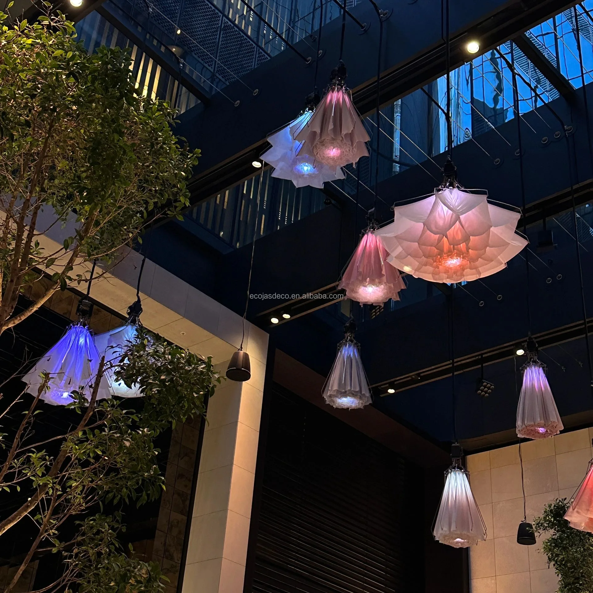 Dynamic Mechanical Engineering Peony Flower Pendant Light - Modern ...