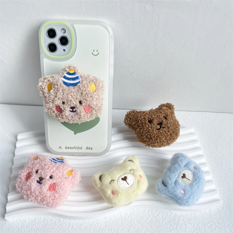 Factory Price Wholesale Cuteness Bear Poppings Phone Socket Griptok ...