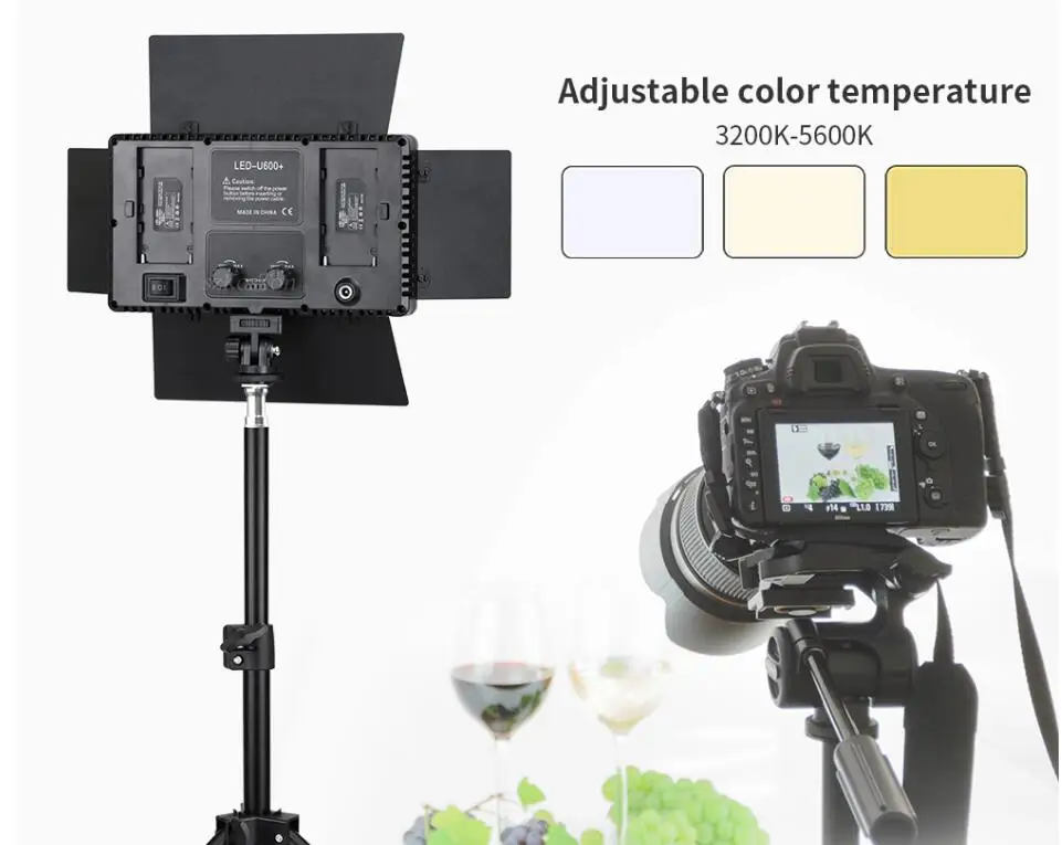 Professional Photo & Video Led Light Kit Vari-colour Pro Led 800 Led ...