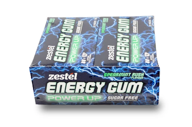 20mg Caffeinated Energy Chewing Gum with Guarana Extract