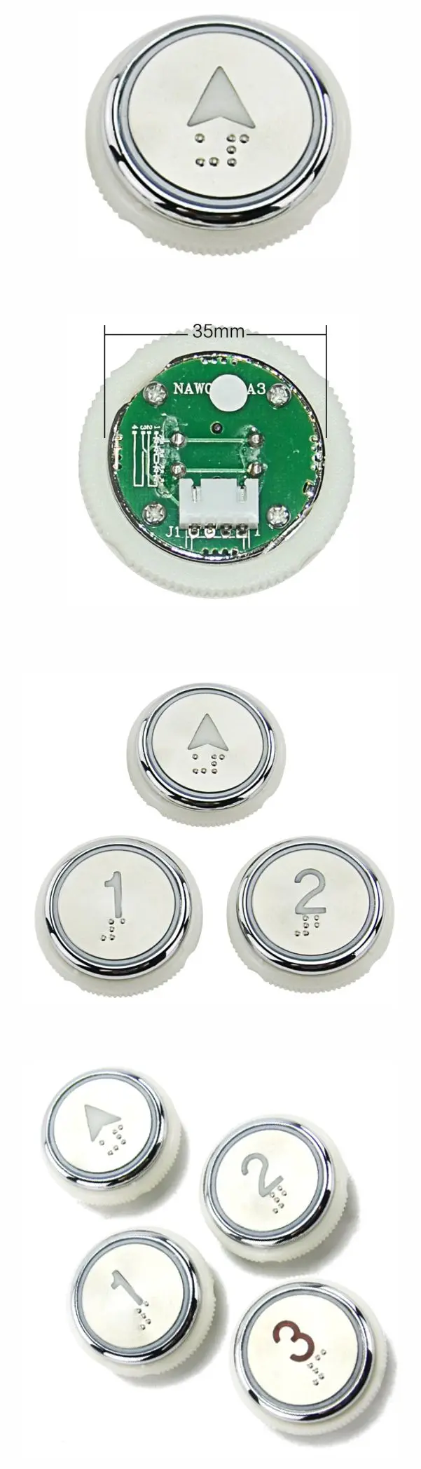 SJEC Elevator Parts - Reliable Push Buttons & Solutions