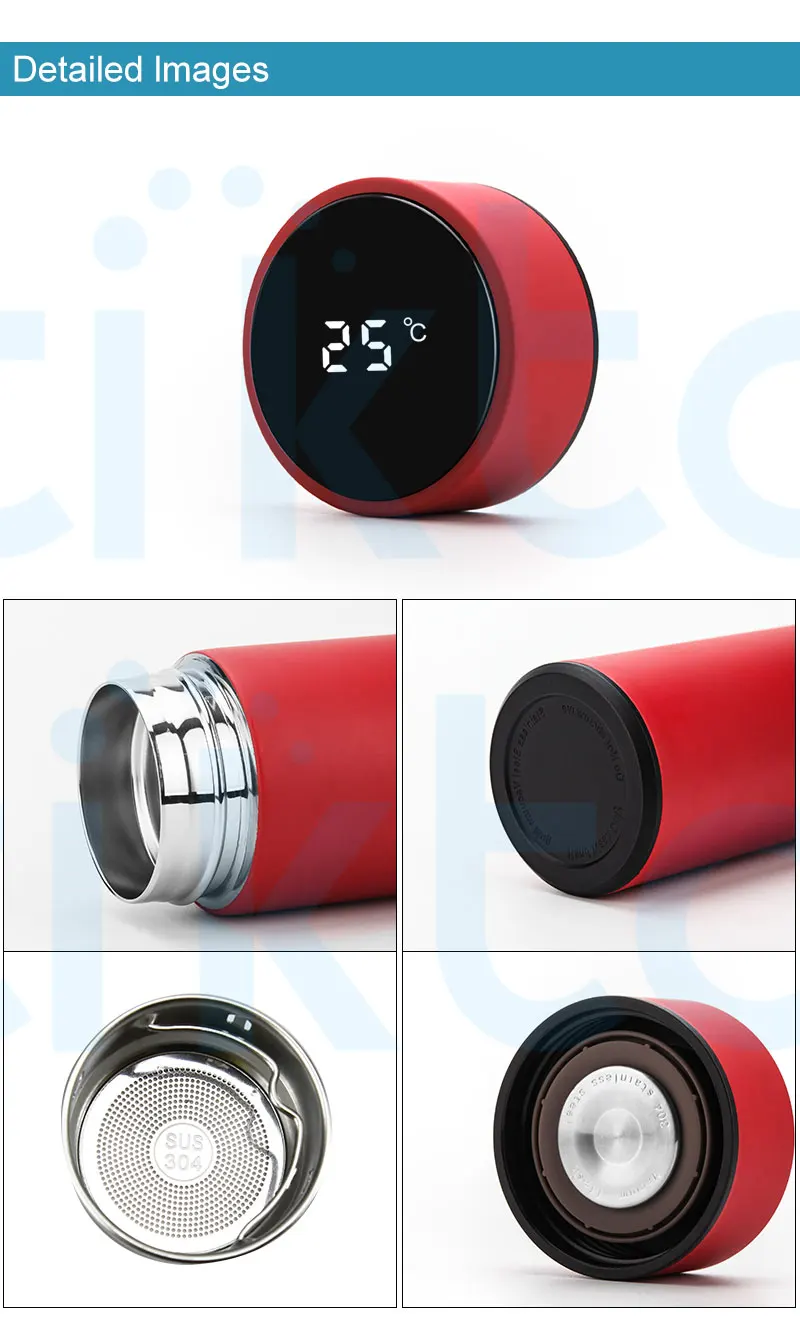 Best Price 500ML Thermos Stainless Steel Smart Water Bottle