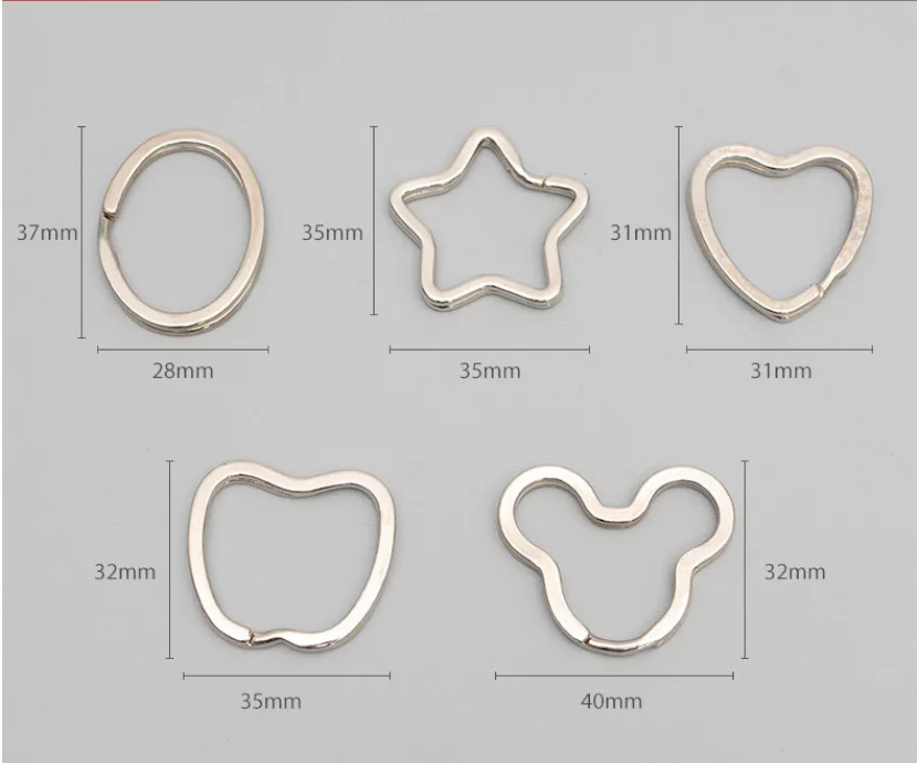 Wholesale Metal Craft Making Figure 8 Split Key Rings