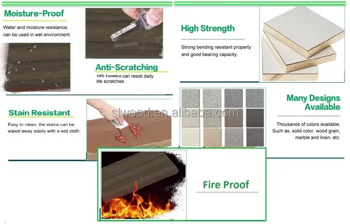 6mm Formica High Pressure Laminated Plywood Factory - Buy Formica /hpl ...