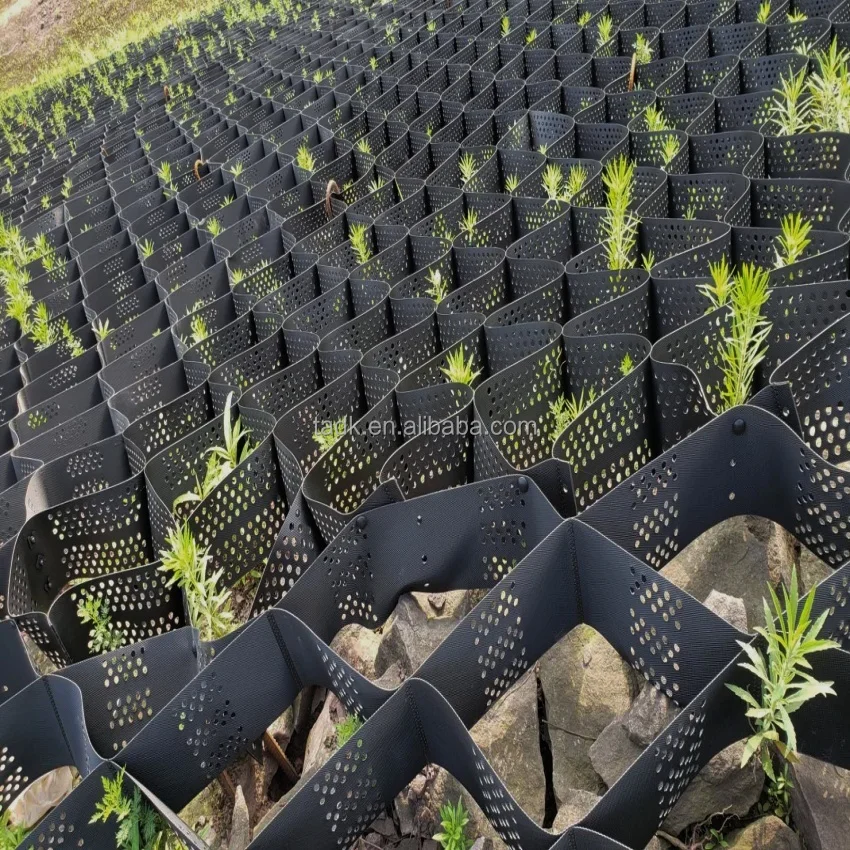 Slope Protection Honeycomb Textured Geocells Driveway Gravel Grid ...