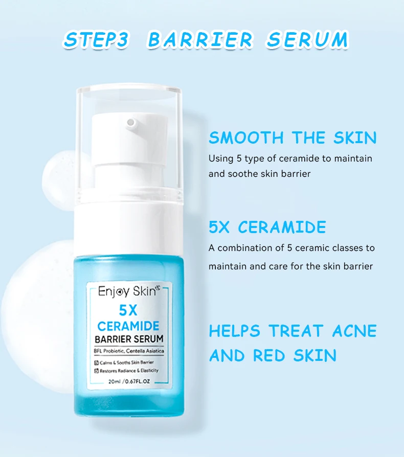 5x Ceramide Set - Nourishing Vegan Moisturizer & Cleanser