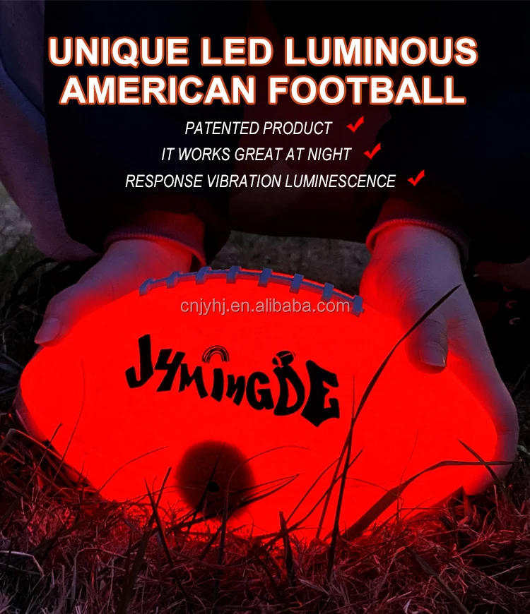 Luminous Glow In The Dark Two High Bright Led Football Ball Lights ...