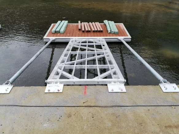 Aluminum Structure Pontoon Dock System Marine Aluminum Frame Yacht ...