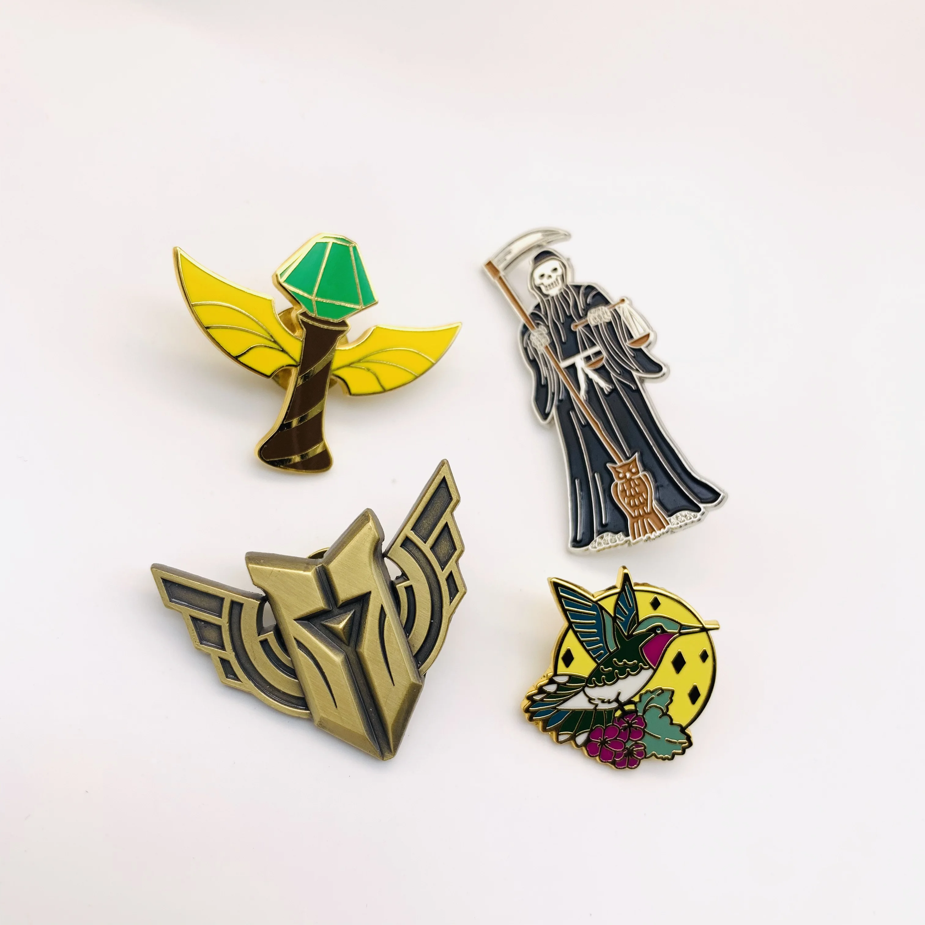 Customized 3d Cut Out The Cross Key Pin Suit Collar Lapel Pins ...