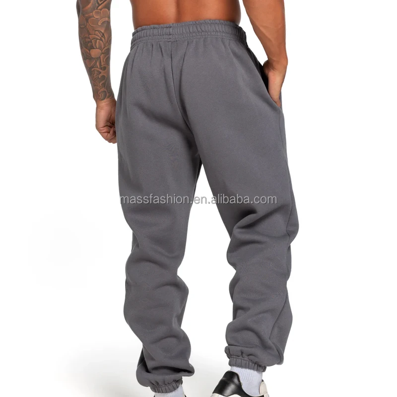 Wholesale Blank Custom Logo Stacked Sweat Pants Men's Joggers