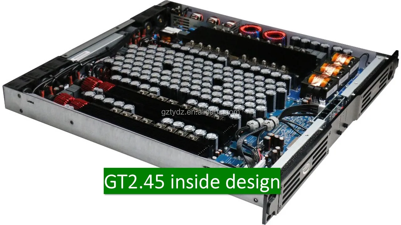 TYSYS Digital Equalizer Audio Professional 1U Amplifier