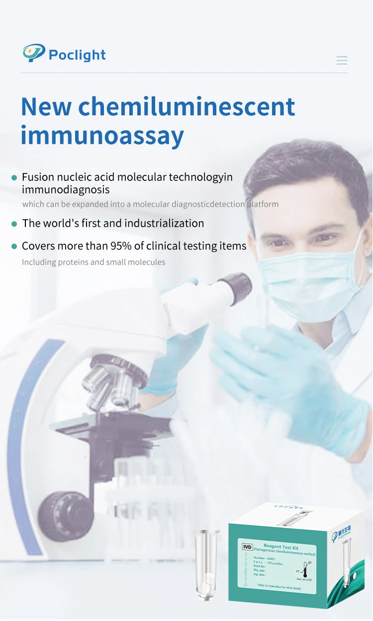 Better POCT Dry Micro Chemiluminescence Immunoassay Analyzer With Best ...