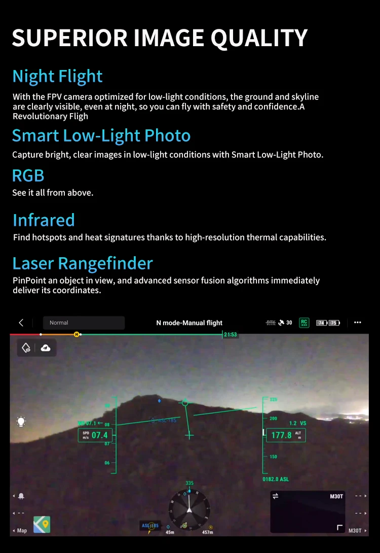 DJI M30 and M30T Drones - 4K HD Thermal Camera & Long Flight Time