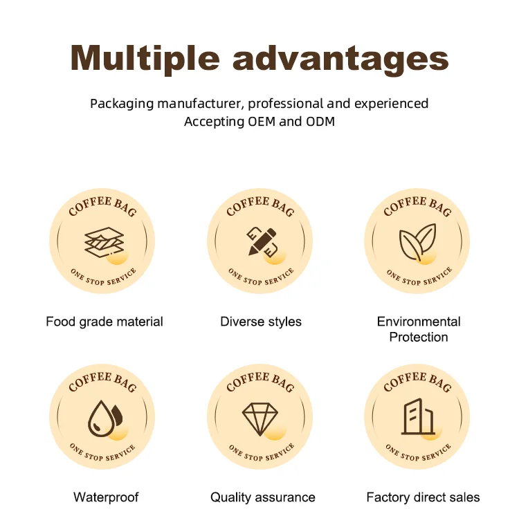 Custom Printed Disposable Plastic Pe Nut Food Sachet