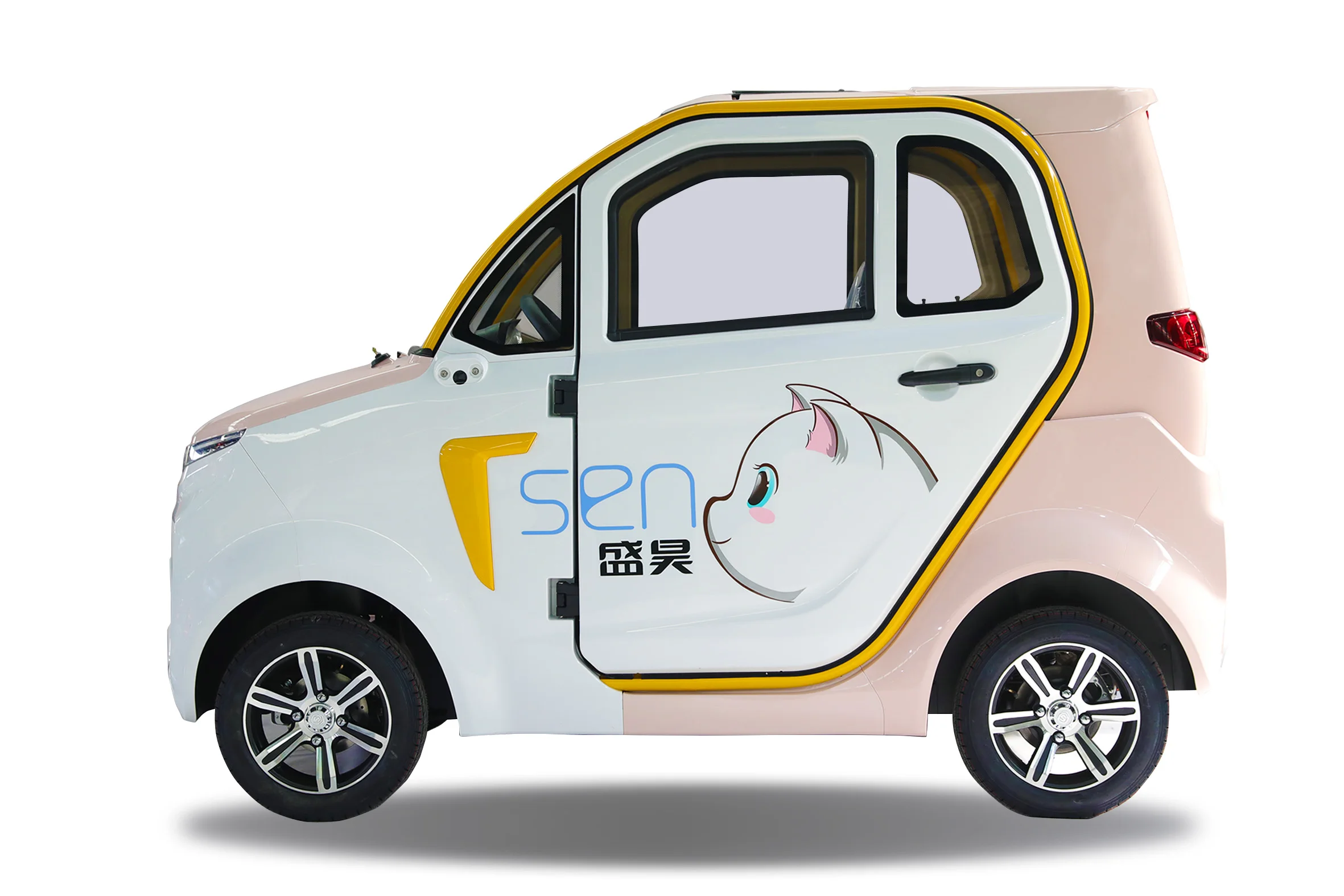 Small Electric Car For Adult 2024 Latest Model 40-50km/h 4 Seats Mini ...