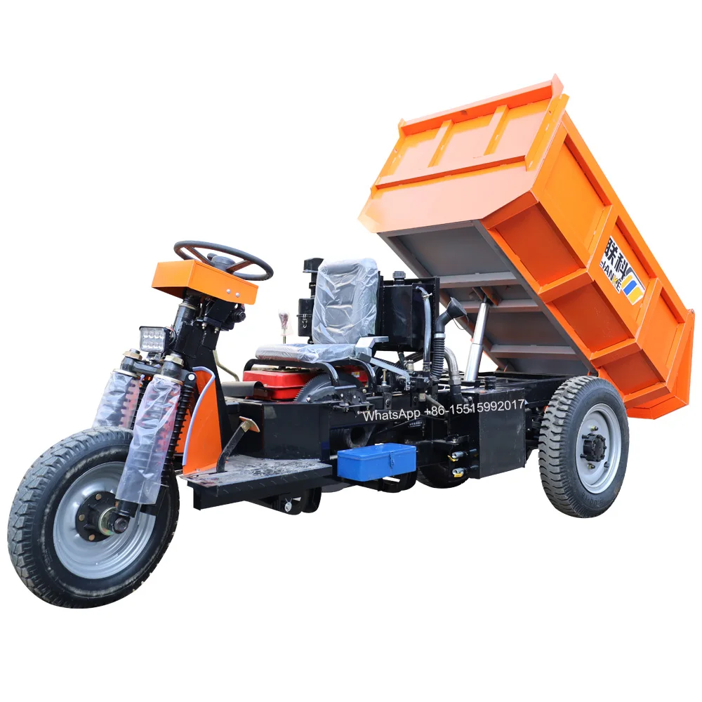 LK270AC electric mini dumper,underground 2 ton mini tricycle dumper ...