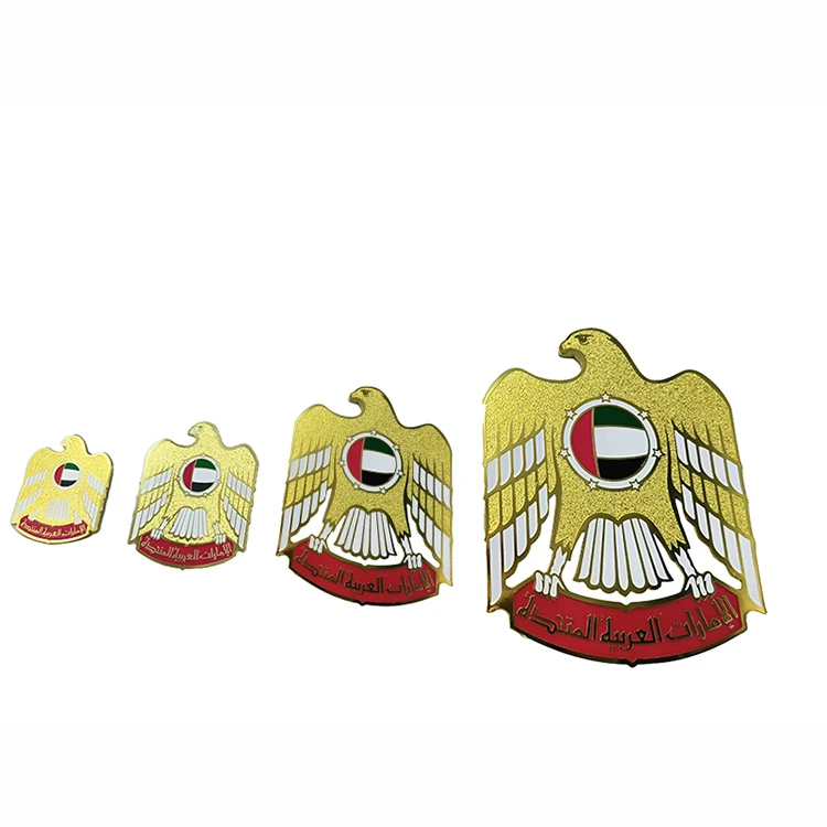Custom Uae Falcon Logo Car Sticker For National Day, Uae Falcon Metal ...