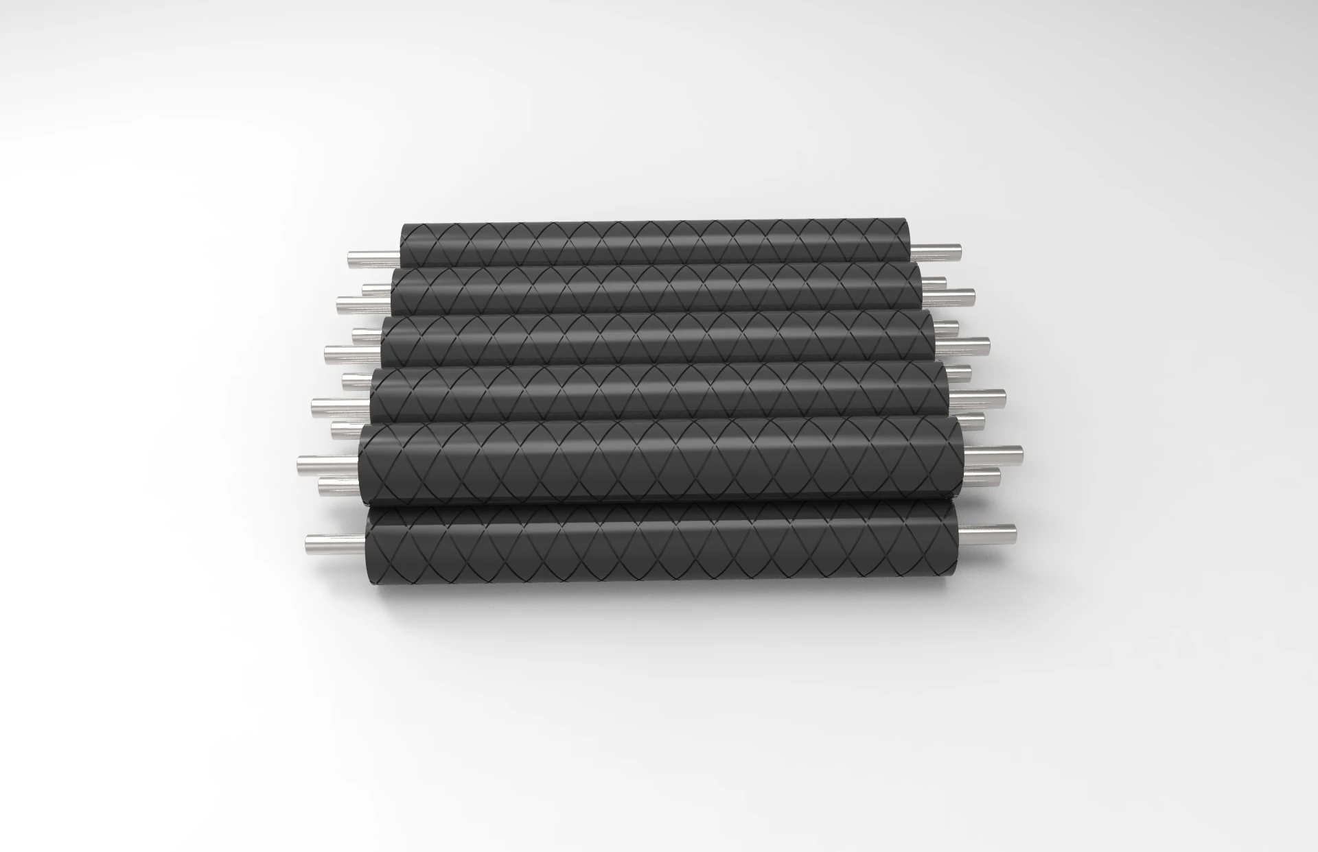 Manufacturer Factory Black Polyurethane Rubber Paint Coating Roller ...