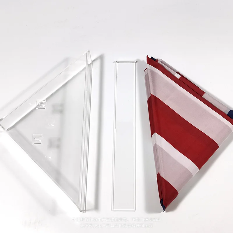 Wholesale Triangle Clear Acrylic Burial Flag Box Veteran Flag Display ...