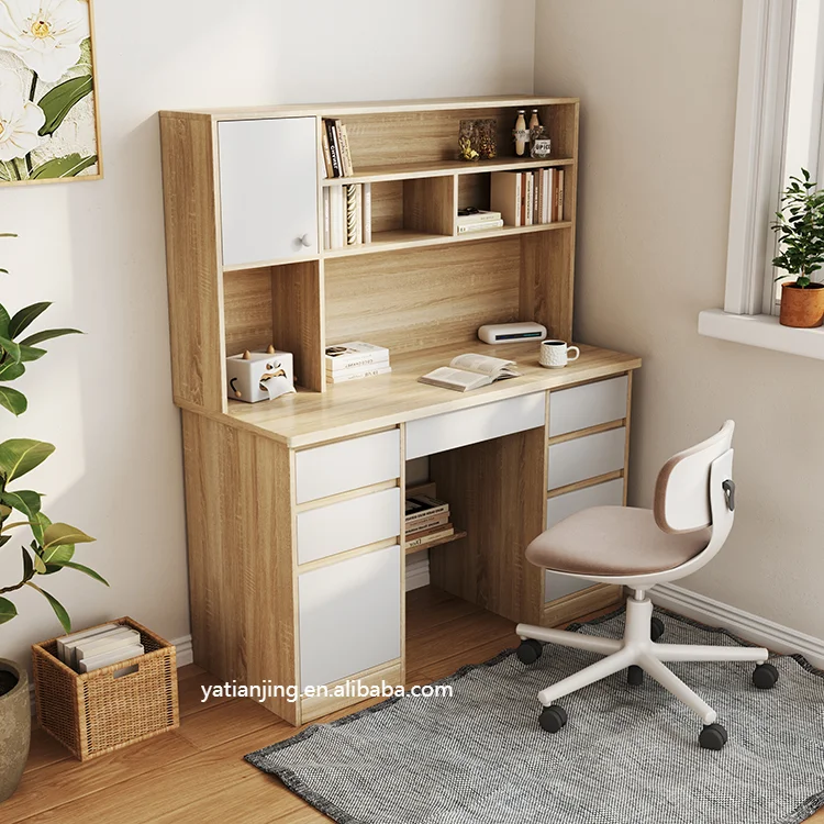 Simple Modern Home White Desk - Perfect for Small Spaces
