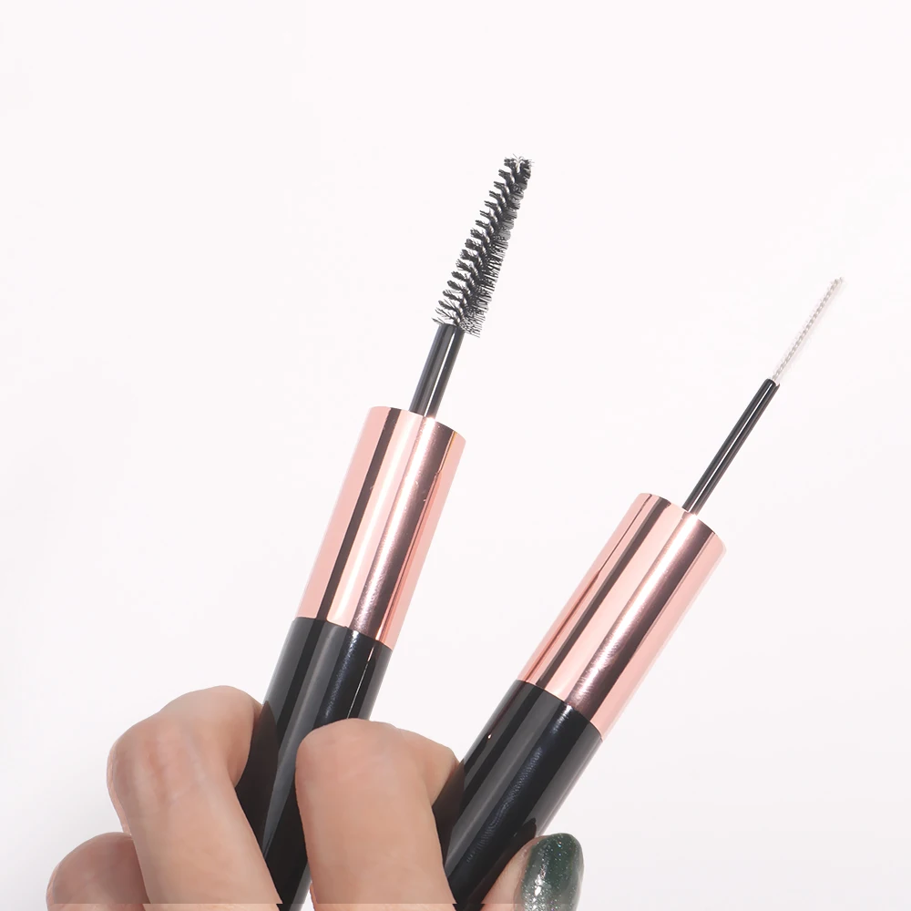 Double Side 2 In 1 Mascara And Eyeliner Container Customized Black ...