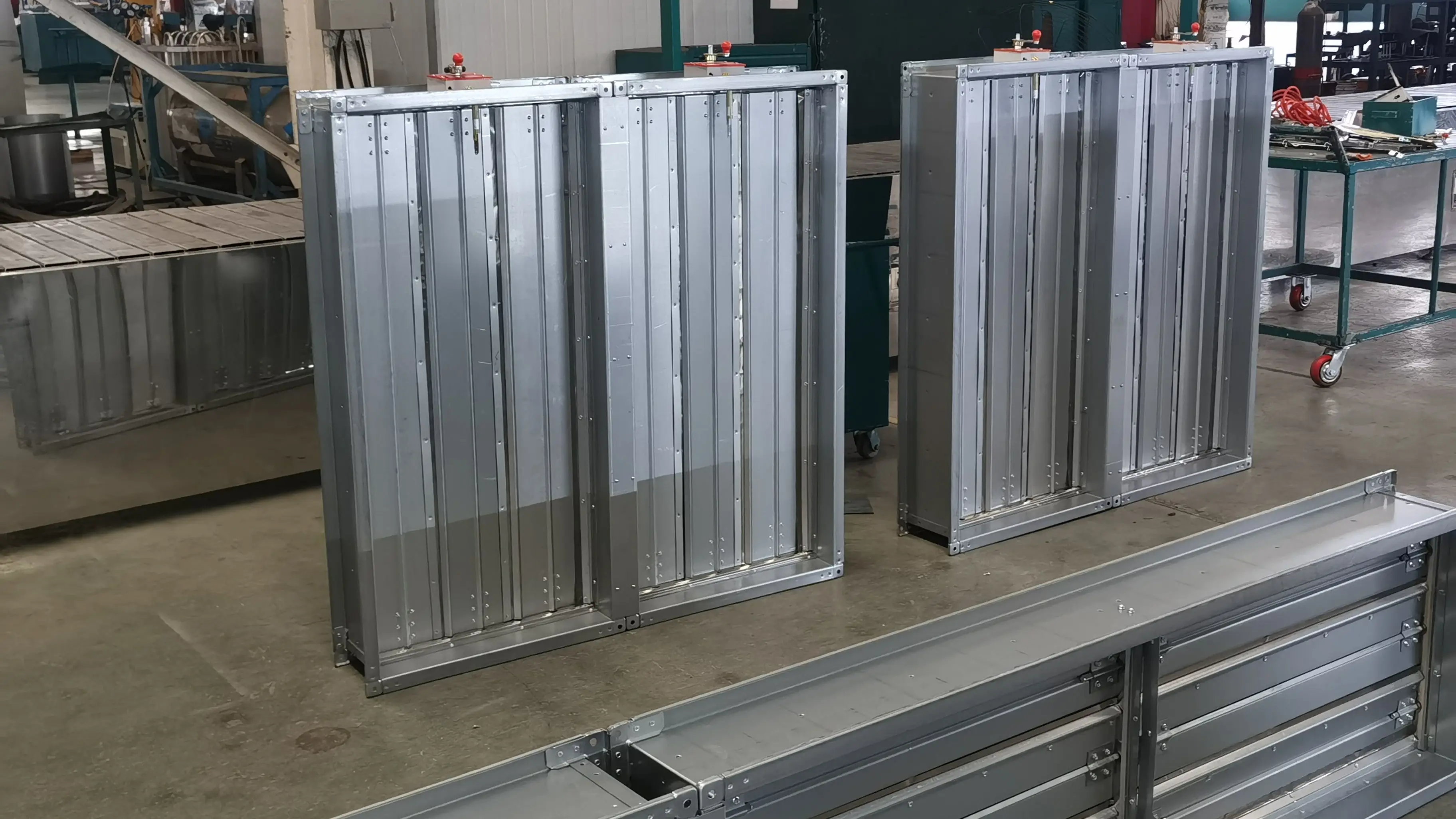 Square Fire Damper for HVAC Duct Smoke Electric or Motorized
