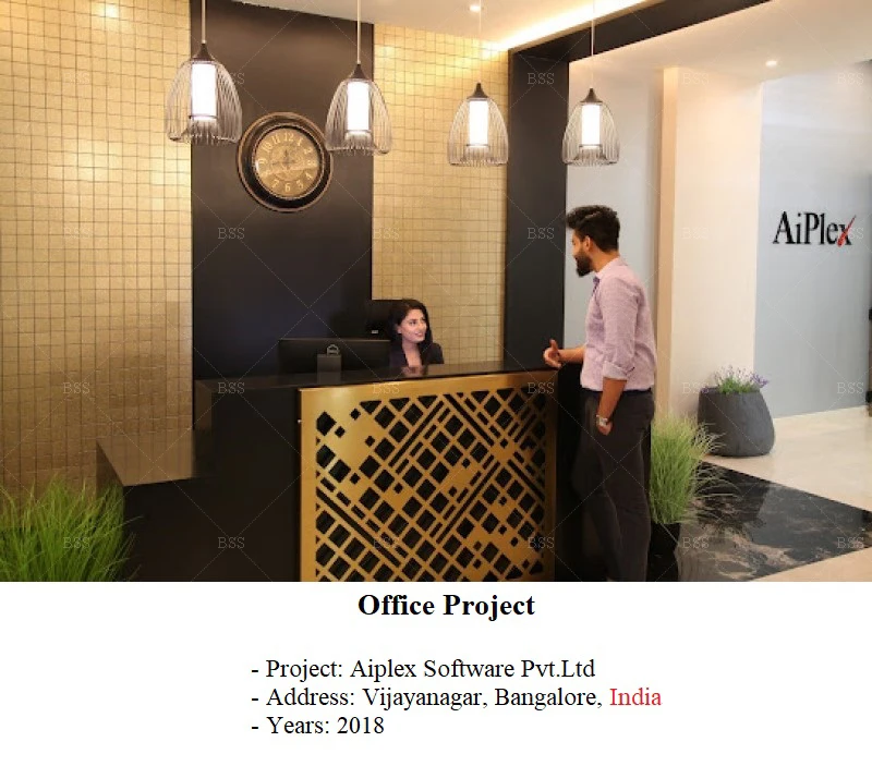 Office Front Reception Counter - Modern Design & Custom Size