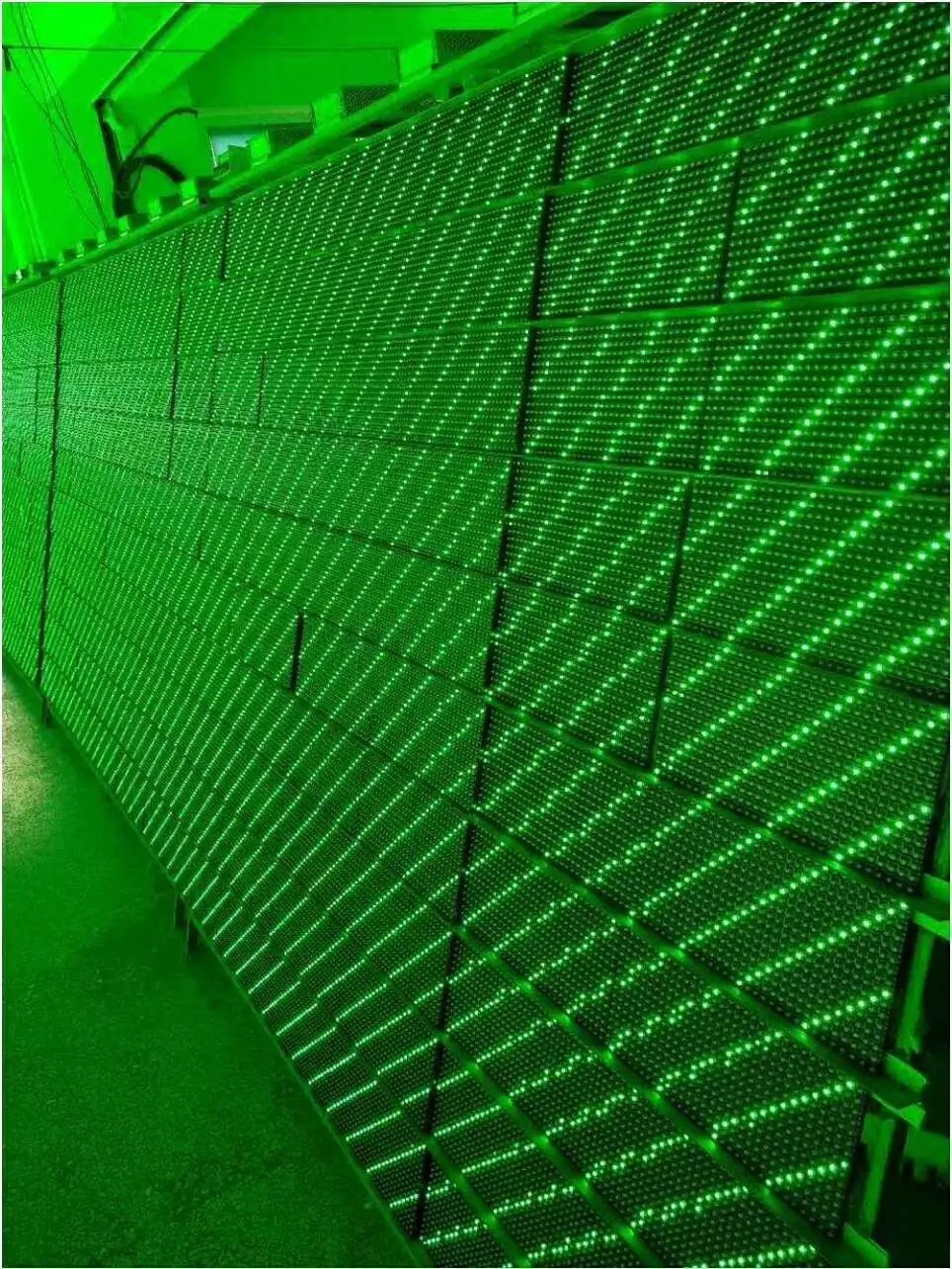 Outdoor Single Color Led Module P10 16x32 Dip Single Green Led Display ...