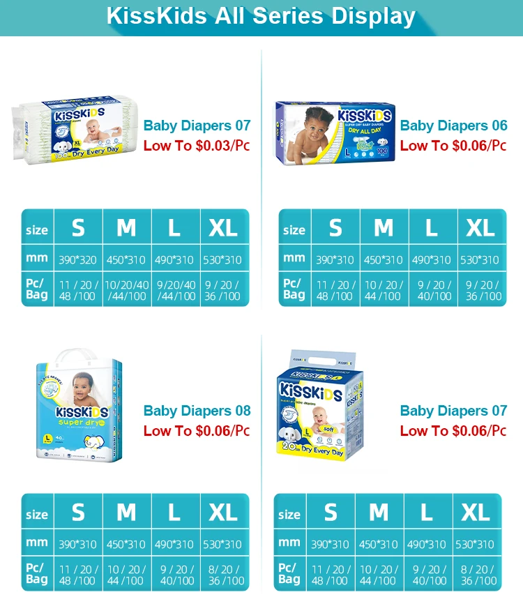 Kisskids Organic Newborn Disposable Diapers - High Absorbency